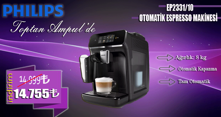 PHILIPS EP2331/10 TAM OTOMATİK ESPRESSSO MAKİNESİ